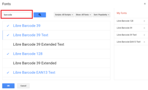 How to Generate Barcodes in Google Sheets?